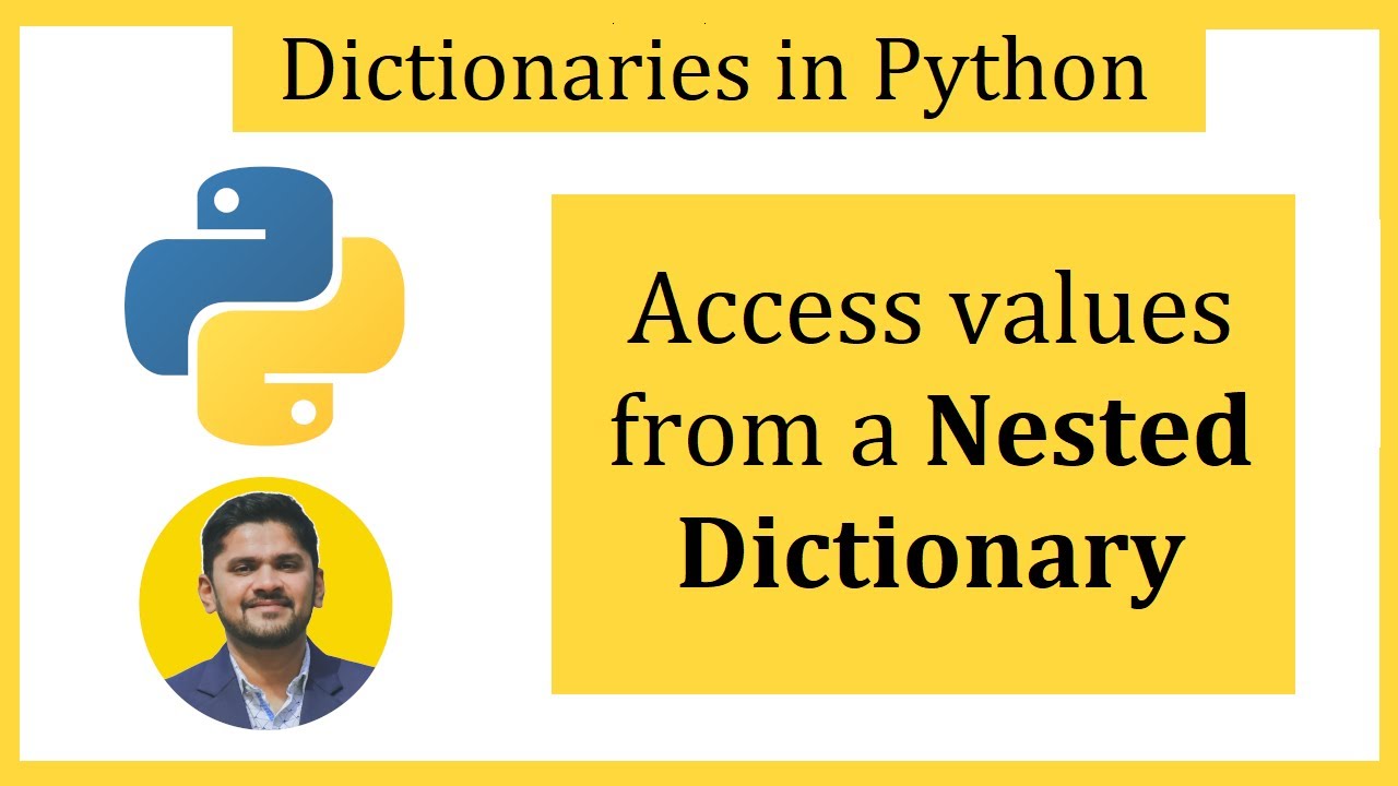 Access Values From A Nested Dictionary In Python Amit Thinks Youtube