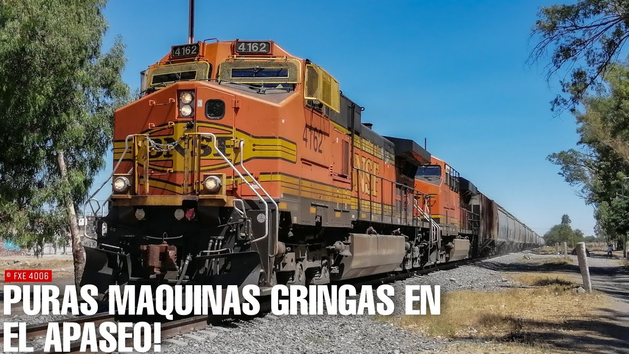 Cbpnap Con Pura Maquina Gabacha Bnsf 4162 Dash 9 Líder Al Sur Fxe