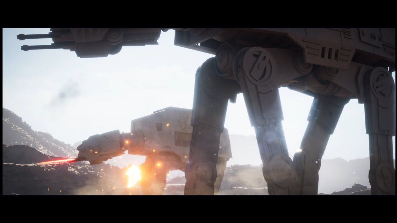 Star Wars At At Walkers In Unreal Engine Continued Fighting Animation