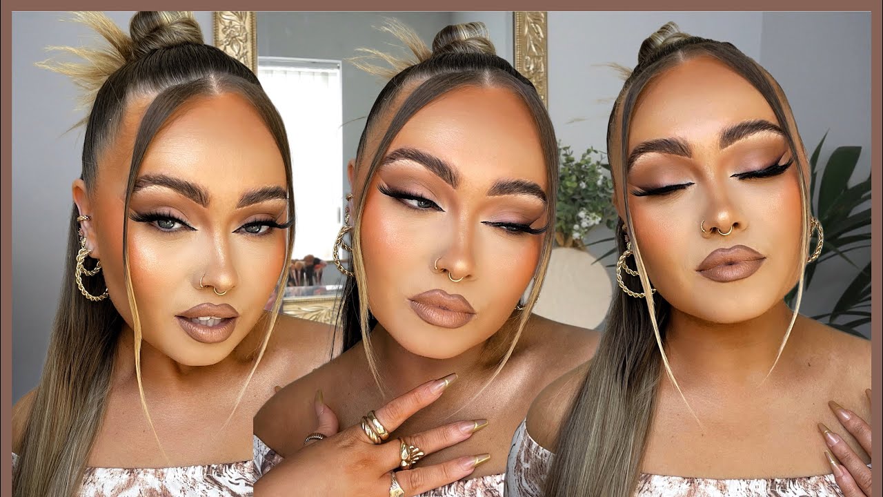 Uk Baddie Full Coverage Glam Makeup Tutorial Youtube