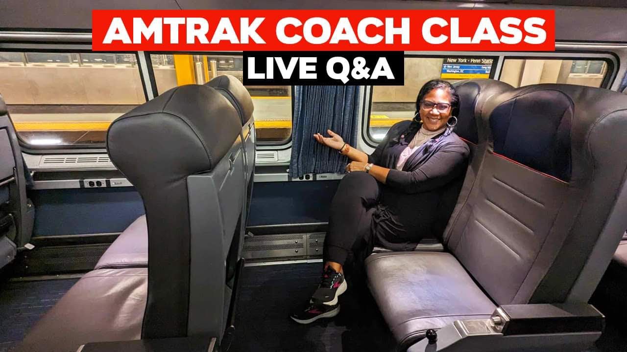 Amtrak Coach Class Tips Youtube