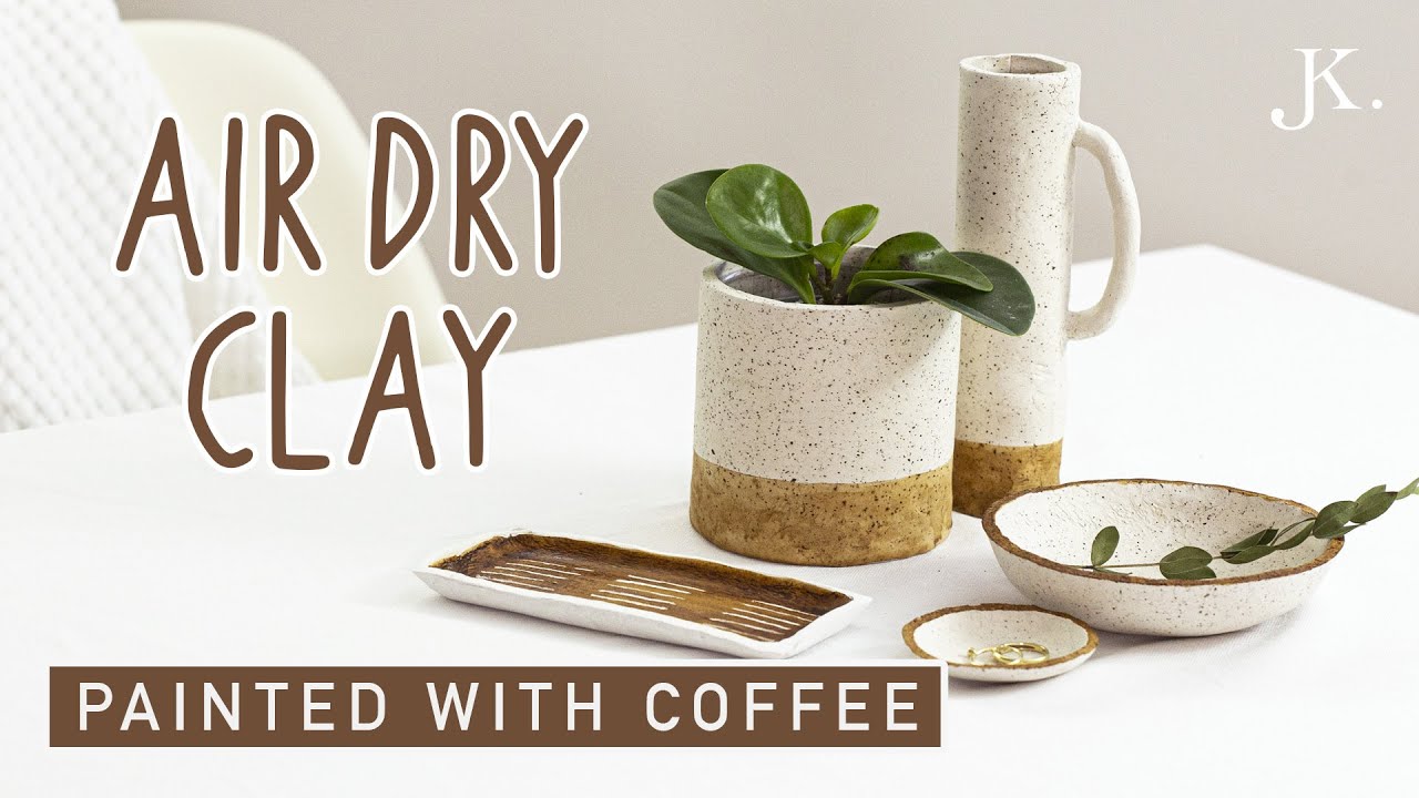 Diy Easy Air Dry Clay Projects For Home Decor Youtube