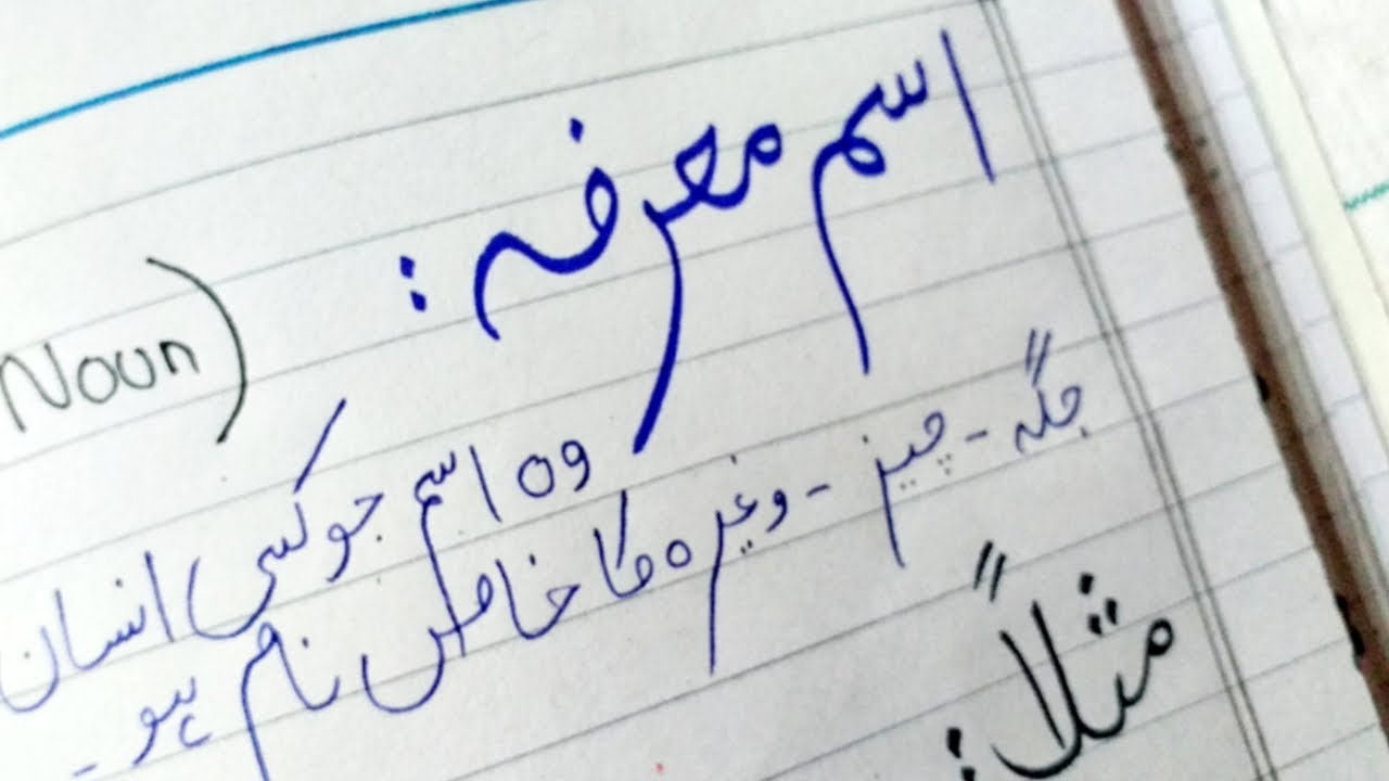Isme Marfa Or Isme Nakra Ki Tareef Isme Marfa Or Isme Nakra Ki Tareef