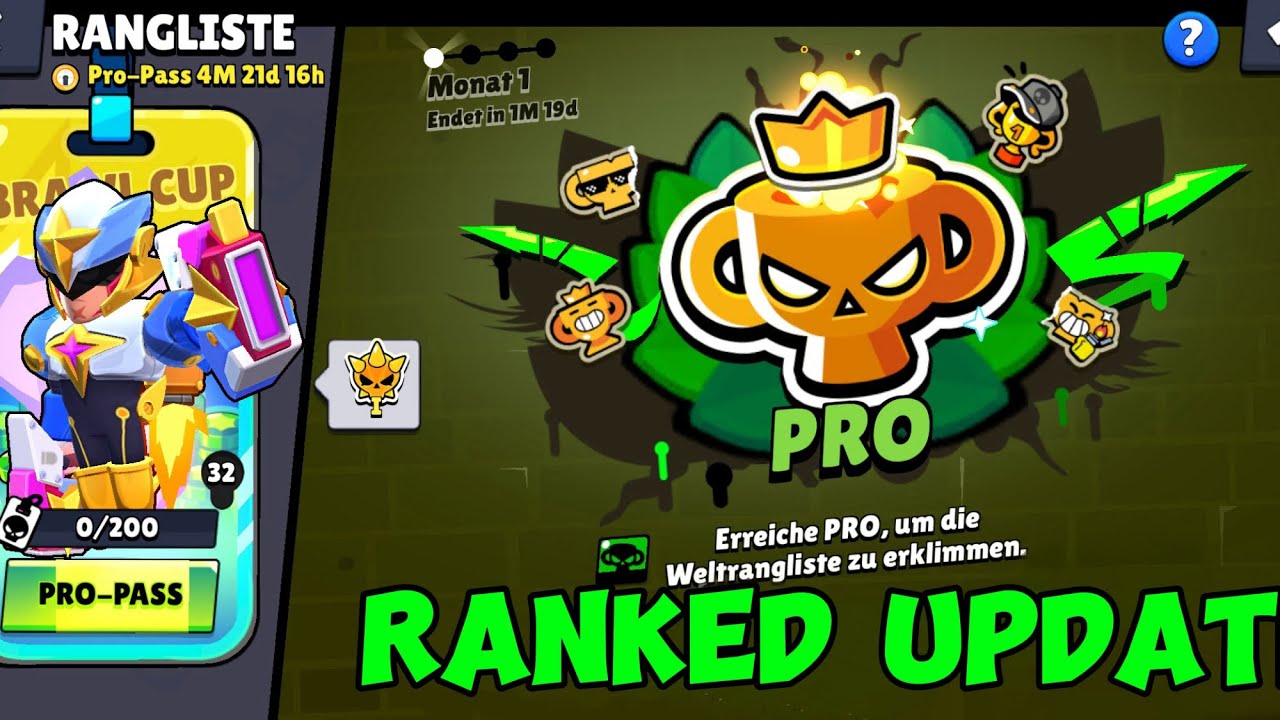 Ranked Update Und Neuer Pro Pass In Brawl Stars 亞 Youtube