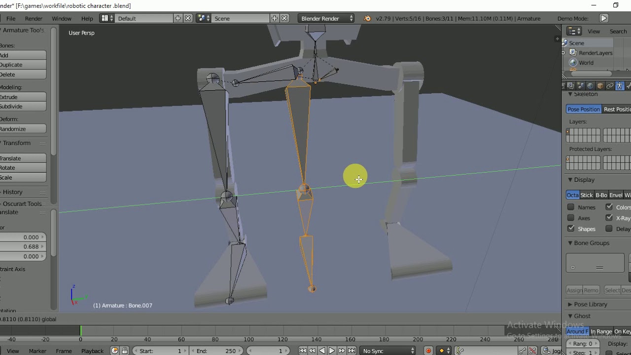 Blender Basics Tutorial 13 Basics Rigging Youtube
