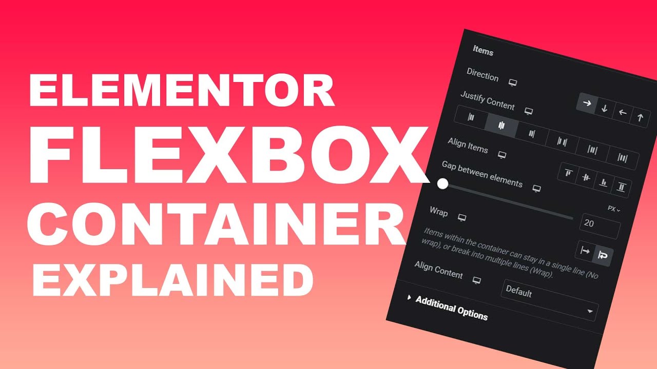 Elementor Flexbox Container Tutorial Rows Columns Align Items