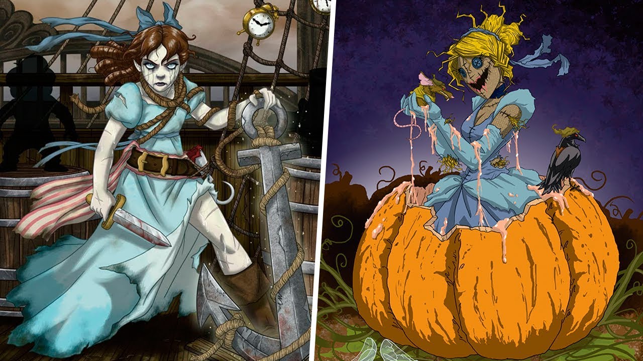 Disney Princesses As Monsters Main Characters Youtube