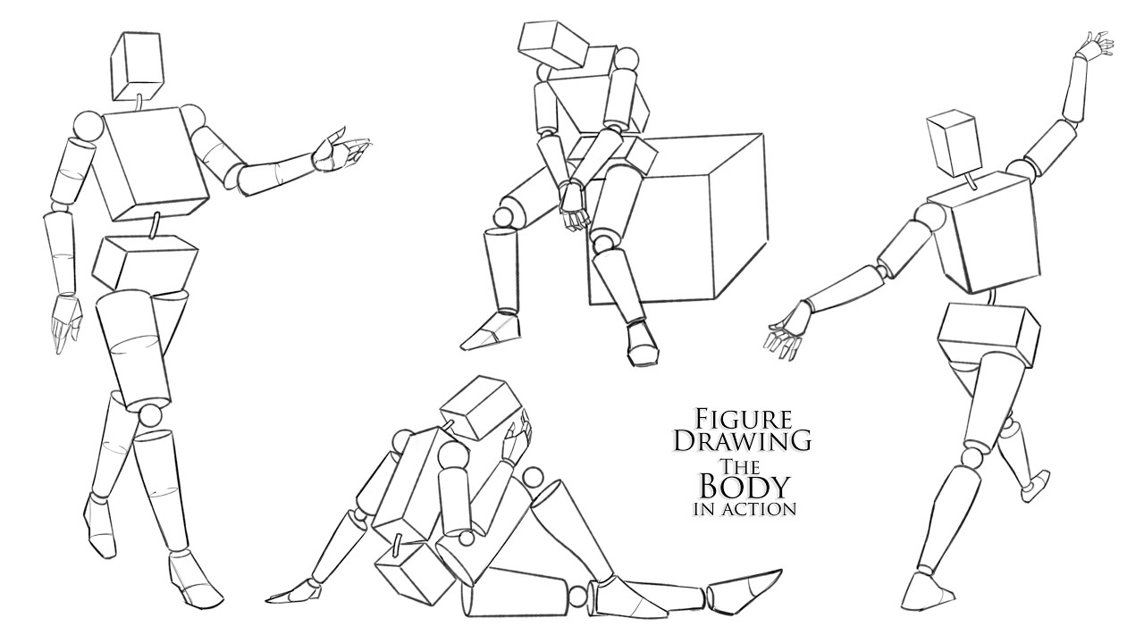 How To Draw The Figure Using Basic Forms Youtube
