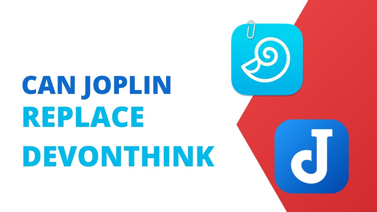 Can Joplin Replace Devonthink Youtube