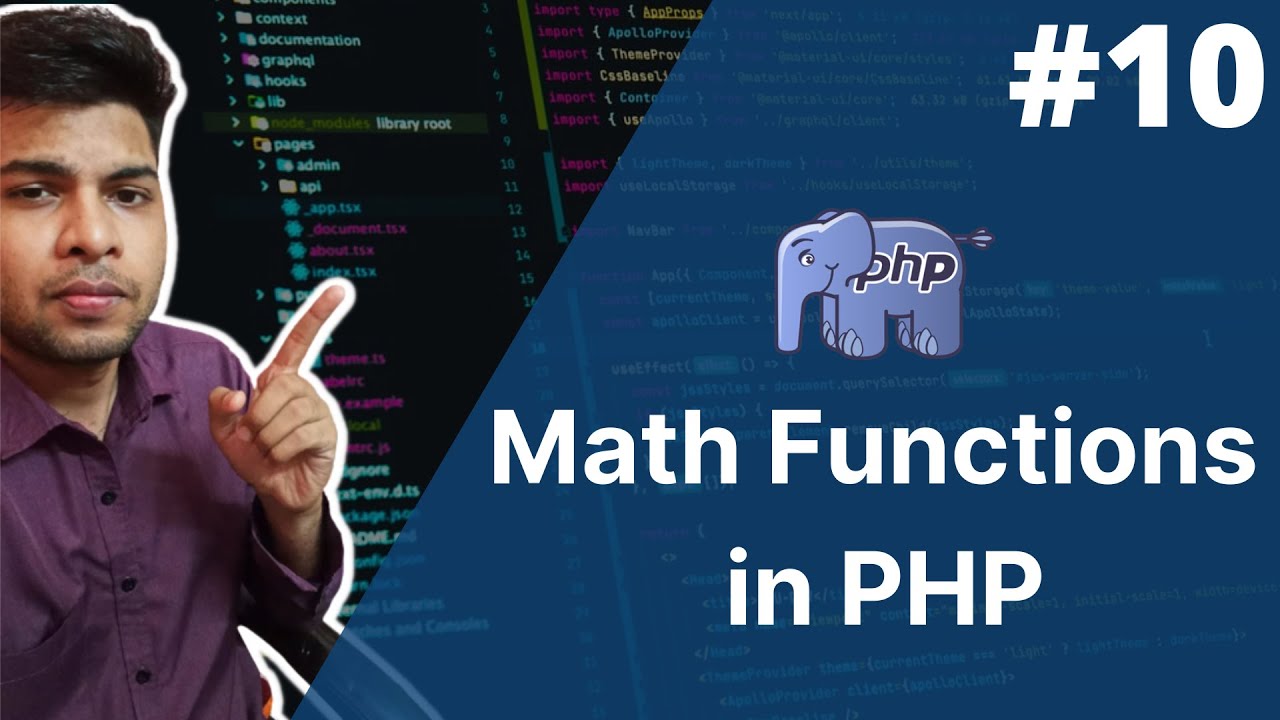 Math Functions In Php Php Tutorial For Beginners Full 10 Php