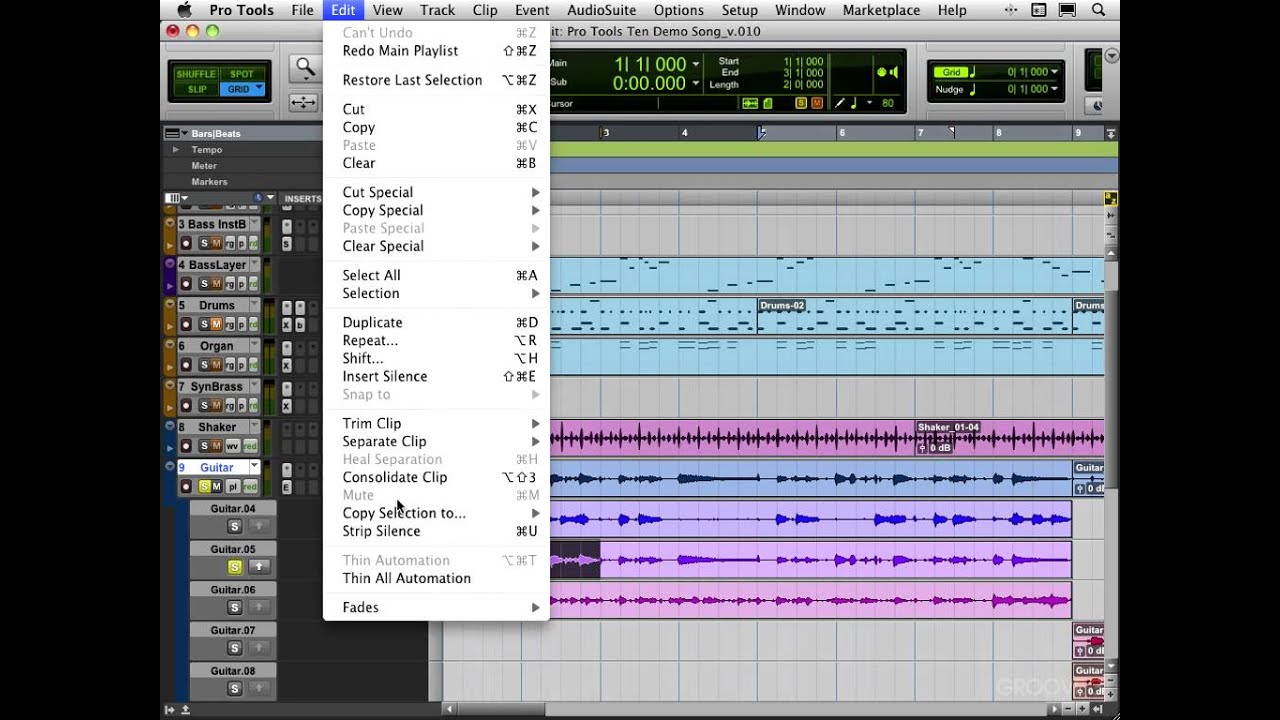 Working With Playlists Pro Tools 10 Explained Youtube