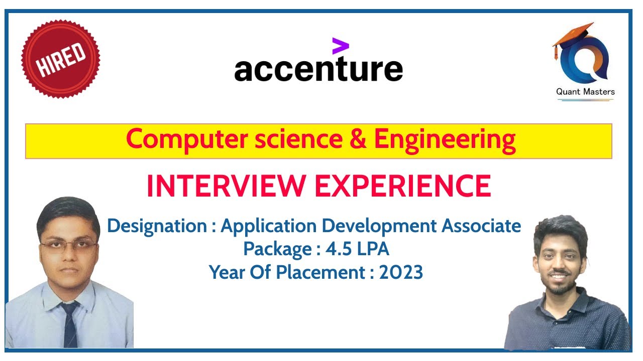 Accenture Interview Experience Application Development Associate