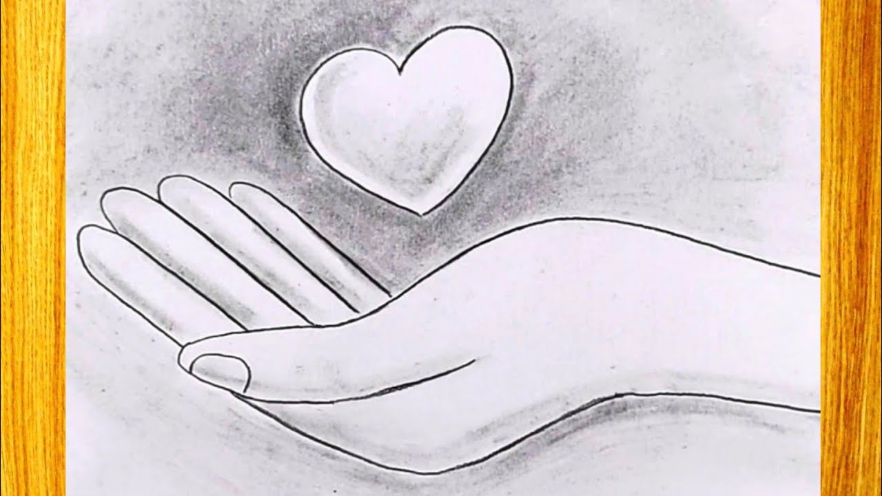 Cгіmo Dibujar Simplemente Una Mano Con Un Corazгіn пёџ Dibujos Fгўciles A