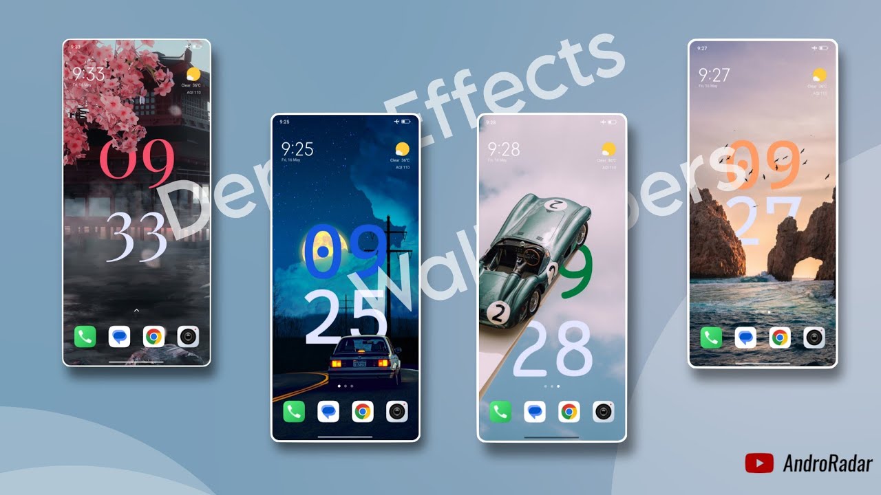 Pixel Style Depth Wallpapers On Any Android Youtube