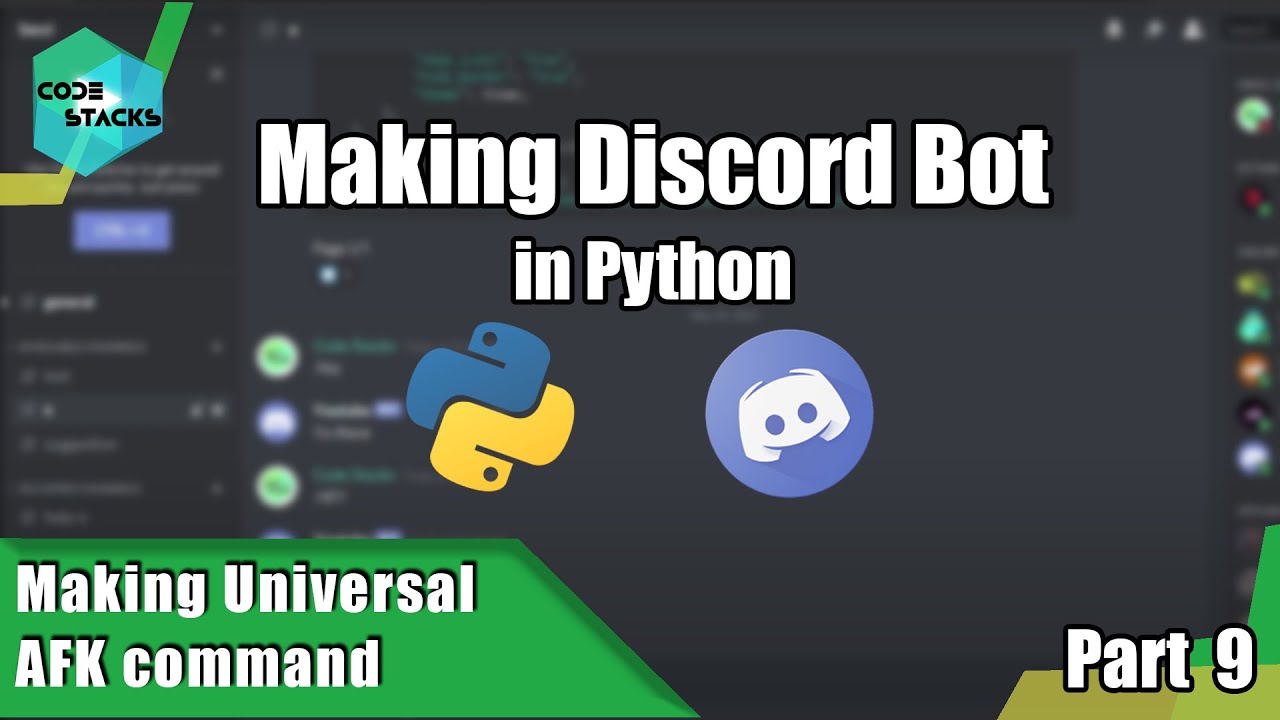Afk Command In Discord Py Multi Server Based Youtube
