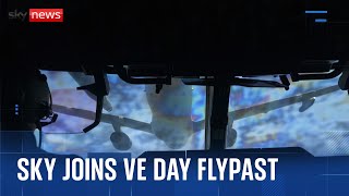 Sky News Flies In Aircraft As Part Of Flypast In Ve Day Celebrations ...