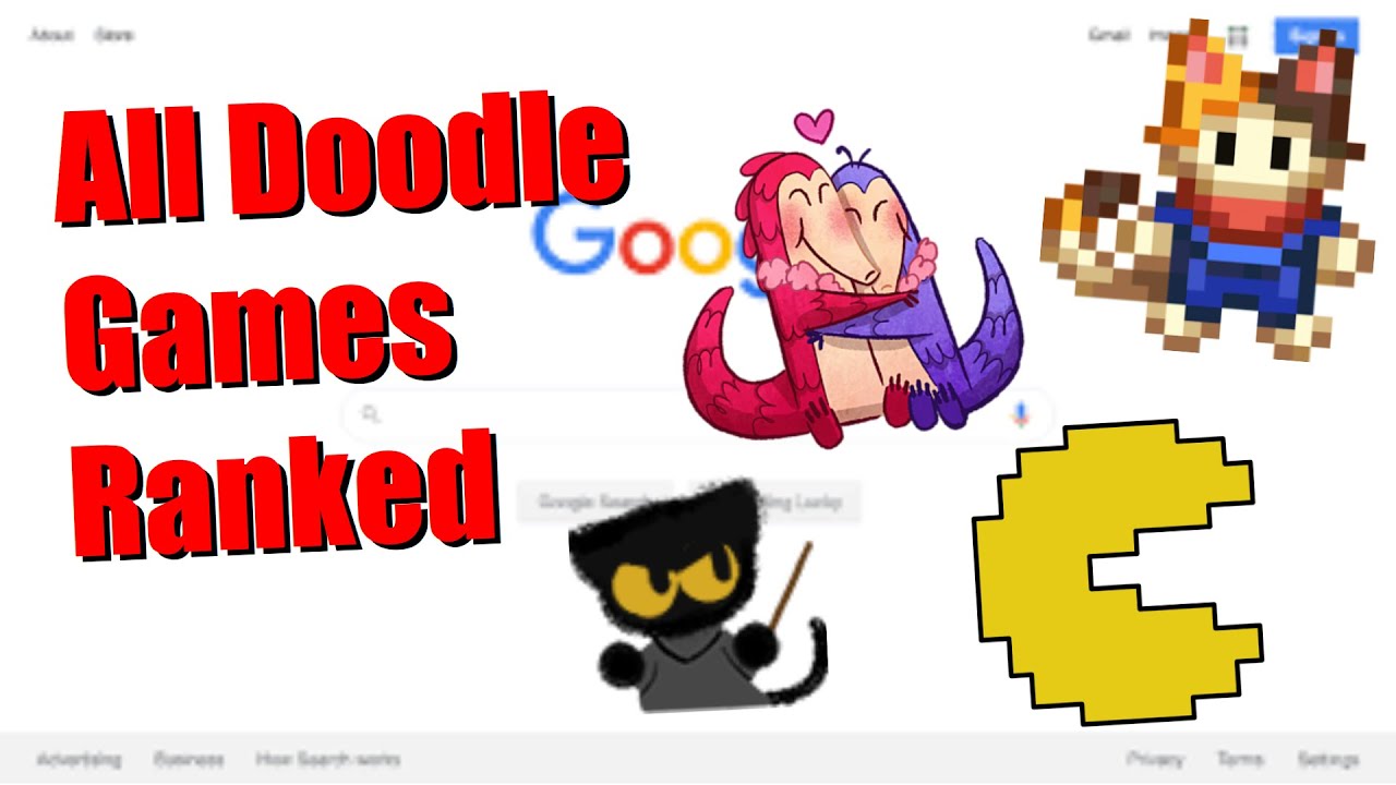 Ranking All The Google Doodle Games Youtube
