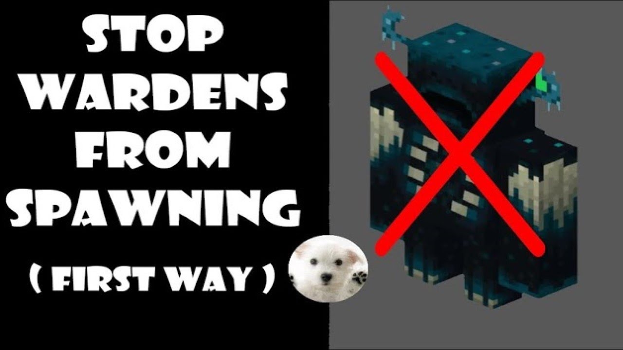How To Stop The Warden Spawning Minecraft Youtube