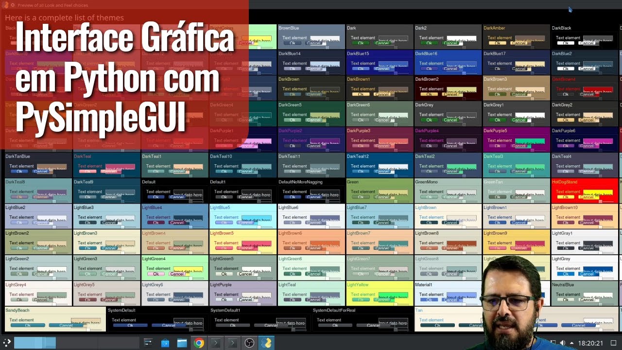 Interface Gráfica Em Python Com Pysimplegui Youtube