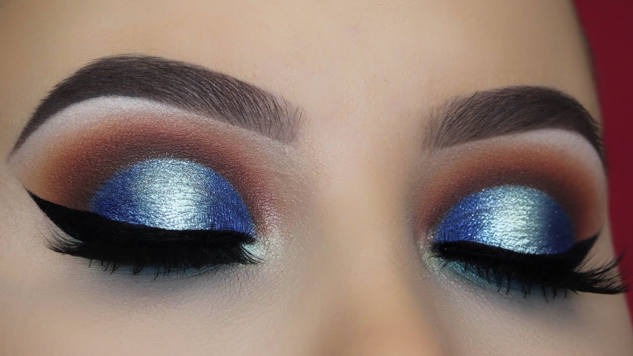 Blue Eye Makeup For Brown Eyes Tutorial Saubhaya Makeup
