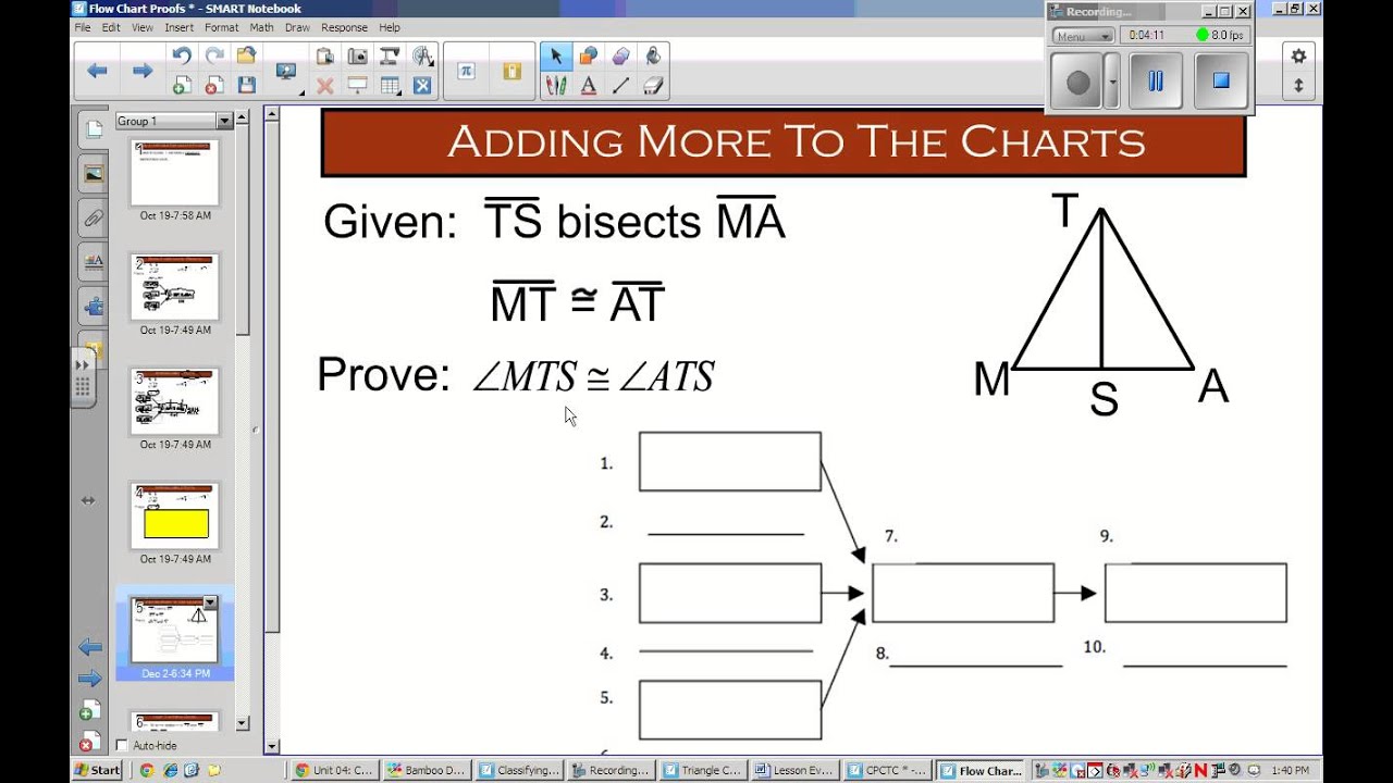 Flow Proof Geometry Example