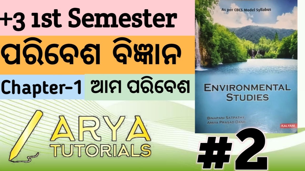 3 1st Semester Evs 1st Chapter The Environment