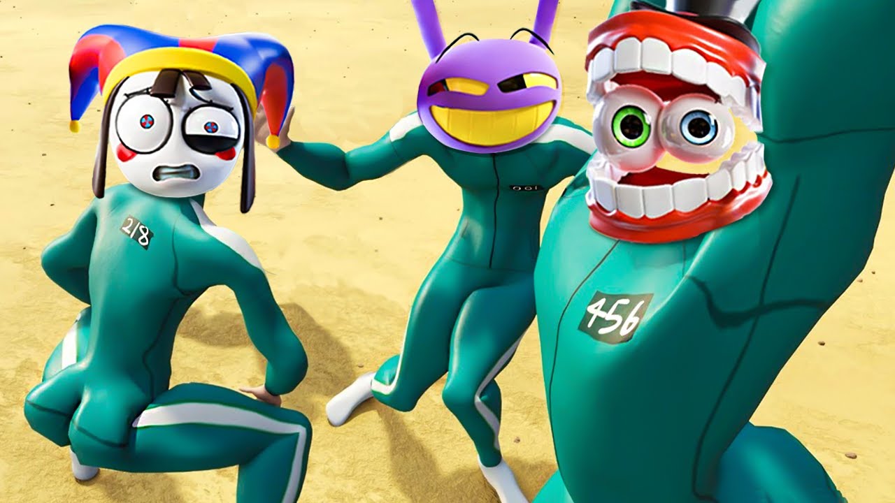 The Amazing Digital Circus But Its Squid Game Animation Youtube