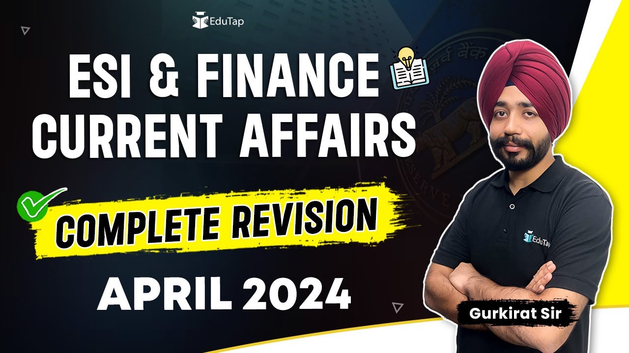 Rbi Grade B Esi Finance Preparation Esi Finance Current Affairs