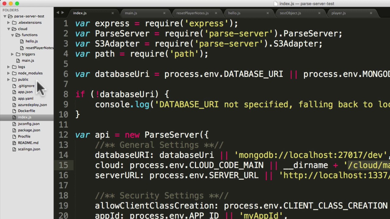 Ep39 Parse Server What Is Cloud Code Youtube