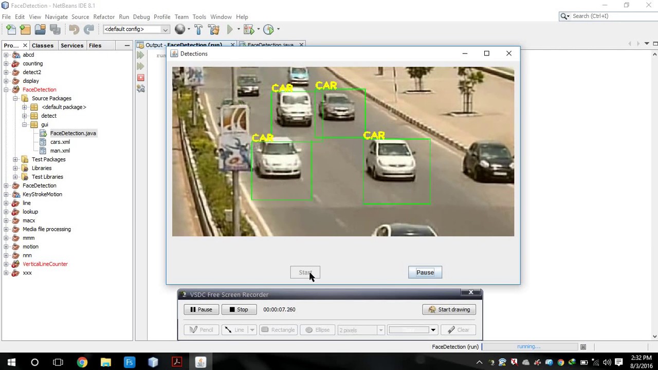 Car Detection In Java Using Opencv Youtube