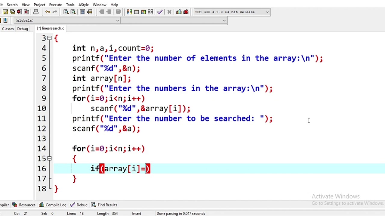Implementation Of Stack Using Array In C Programming