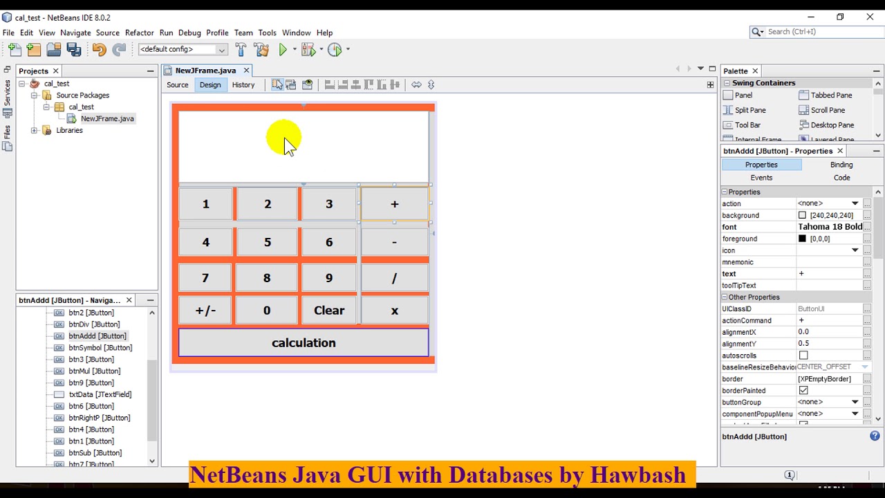 Simple Java Gui Calculator