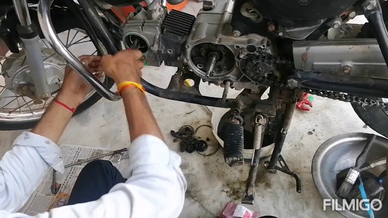 Hero Honda C D Delux Timing Chain Replacement Youtube