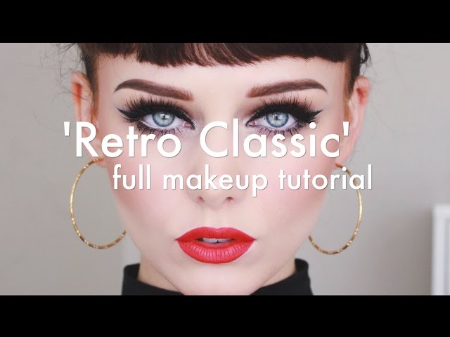 Retro Pin Up Makeup Tutorial Saubhaya Makeup
