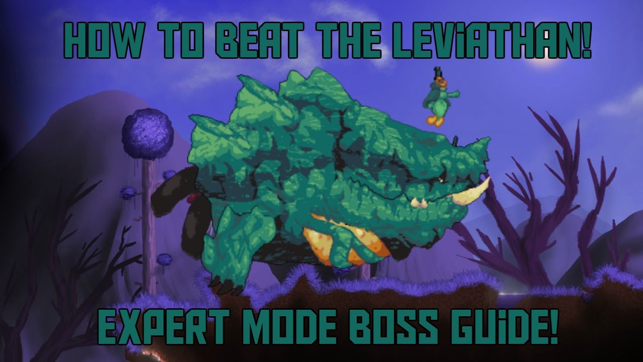 How To Beat The Leviathan In Terraria Expert Mode Calamity Mod Boss