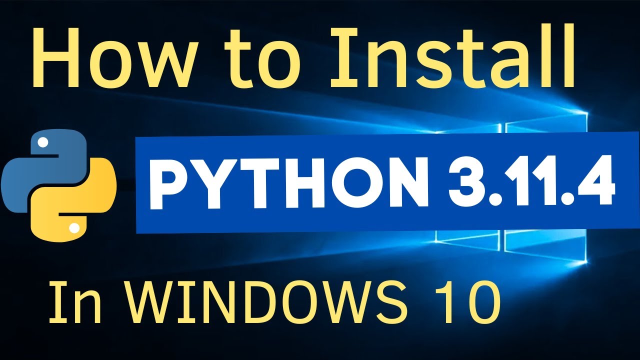 How To Install Python On Windows 10 Idsq