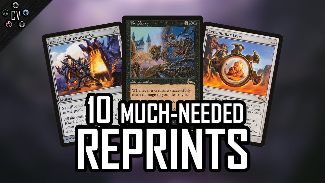 10 Magic Cards To Reprint Youtube