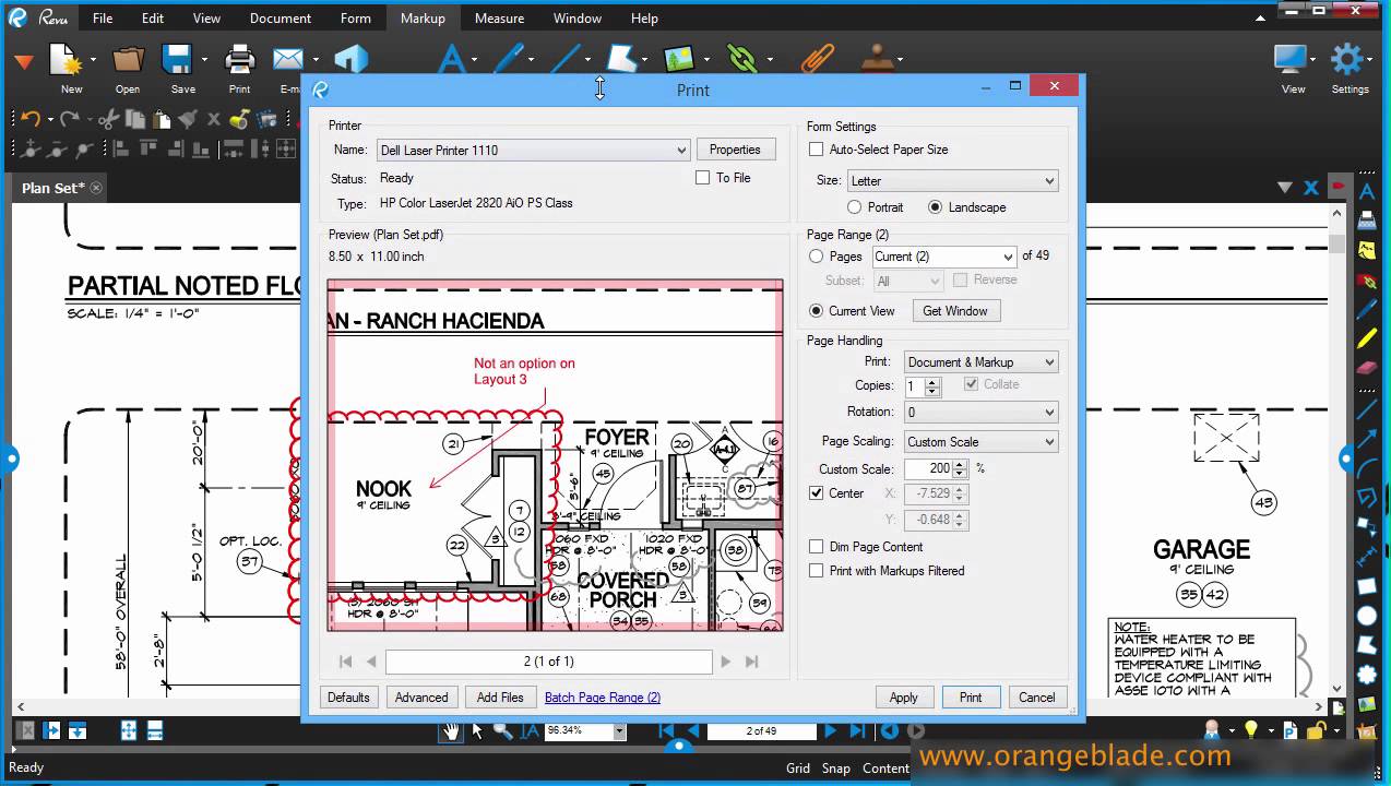 Print To Scale From Bluebeam Revu Youtube