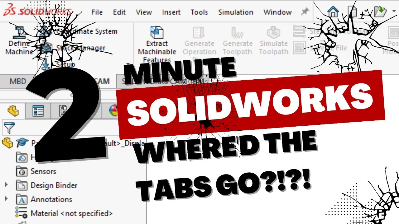 Fixing The Solidworks Command Manager Youtube