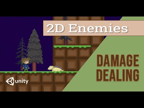1 Enemies That Deal Damage Just Add Enemies 2d Unity Tutorial
