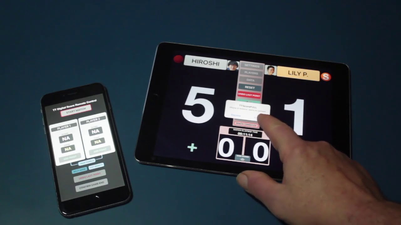 Table Tennis Digital Score App Tutorial 2 Youtube