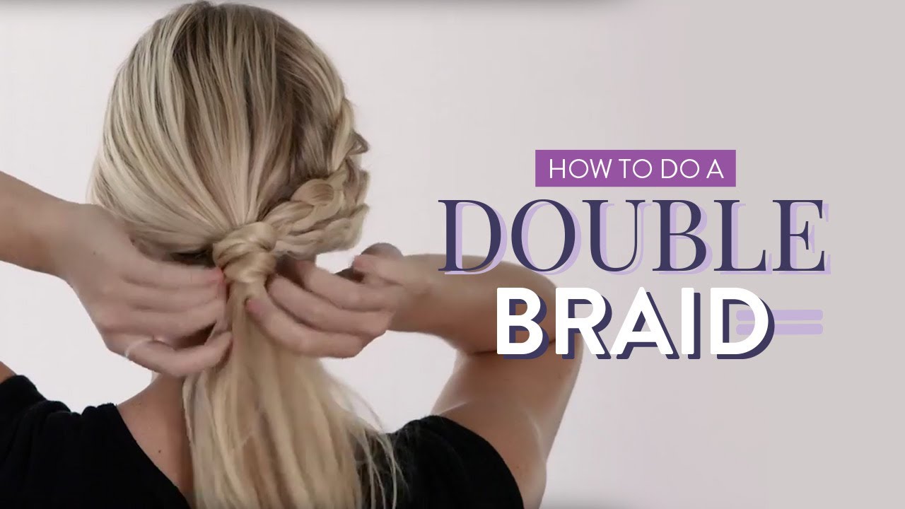 Hair Tutorial How To Do A Double Braid Monat Youtube