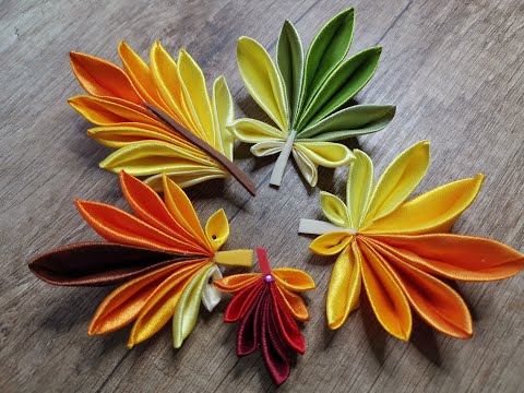 Autumn Leaves Ribbon Tutorial Diy Joy