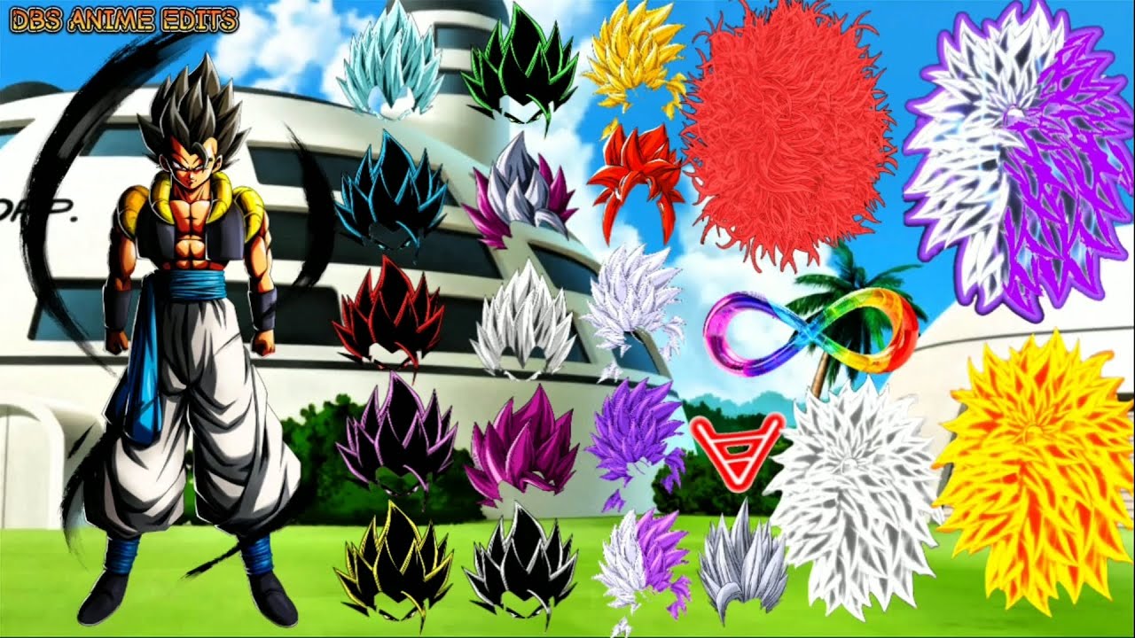 Gogeta All Forms And All Transformation Hair S Youtube