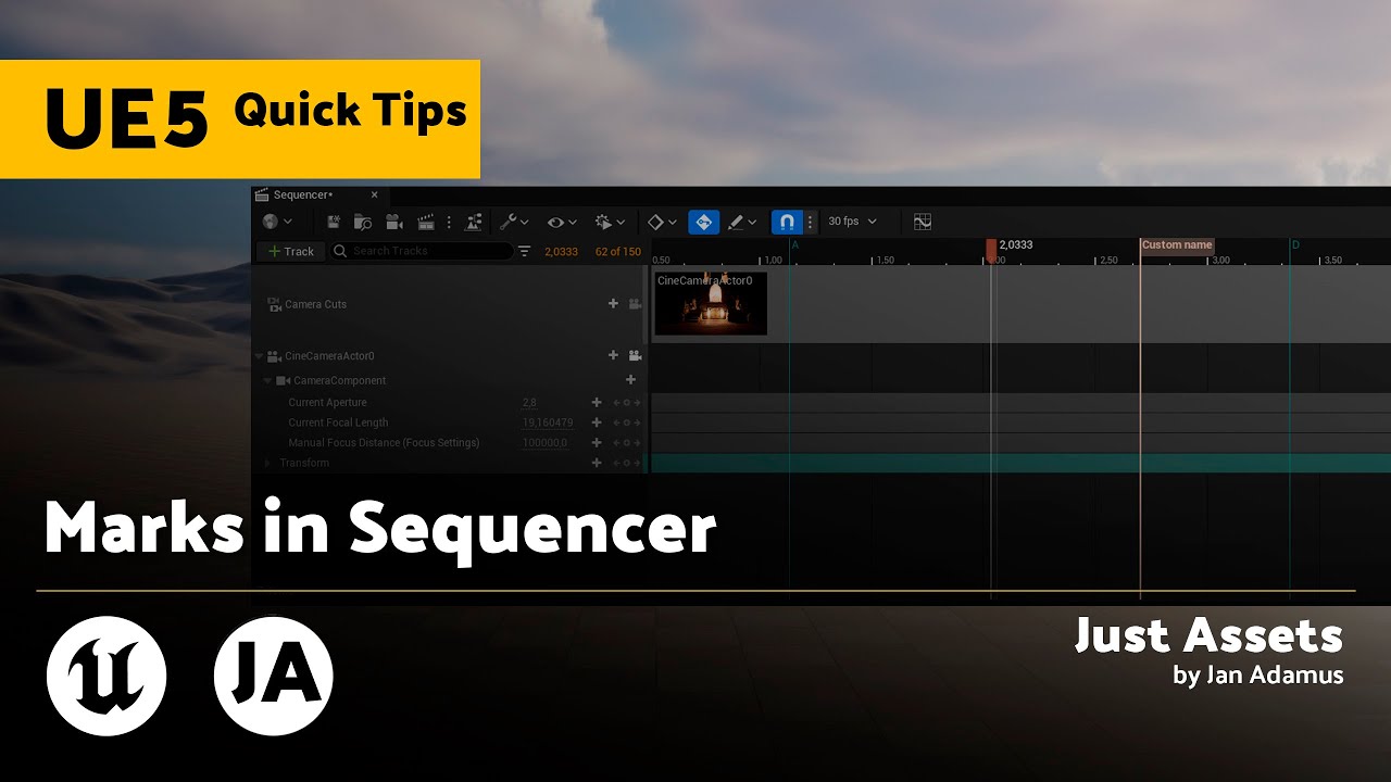 Ue Quicktip Marks In Sequencer Youtube