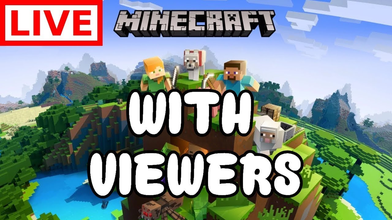 Playing Minecraft With Viewers Youtube