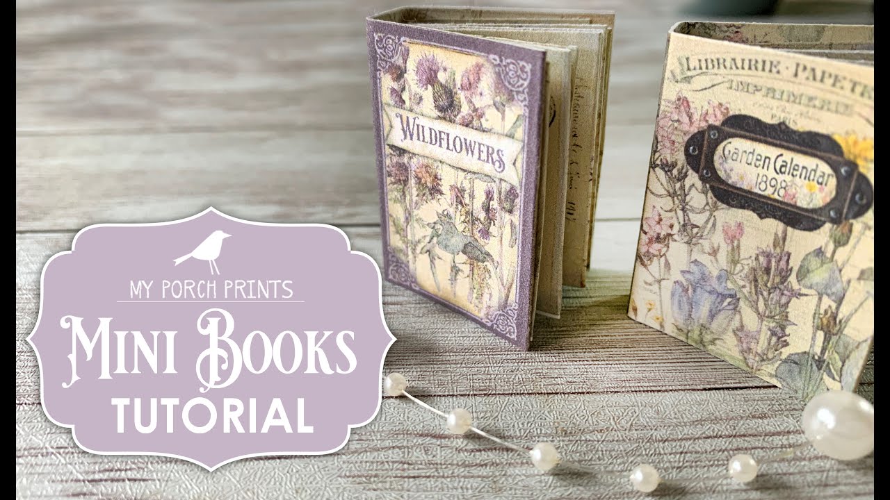 Mini Books Tutorial 101 How To Assemble Our Miniature Book Kits