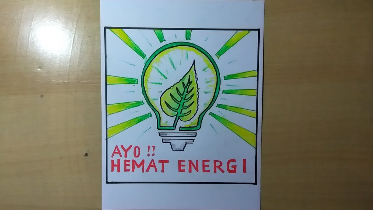 Cara Membuat Poster Hemat Energi Listrik Dalchaebi