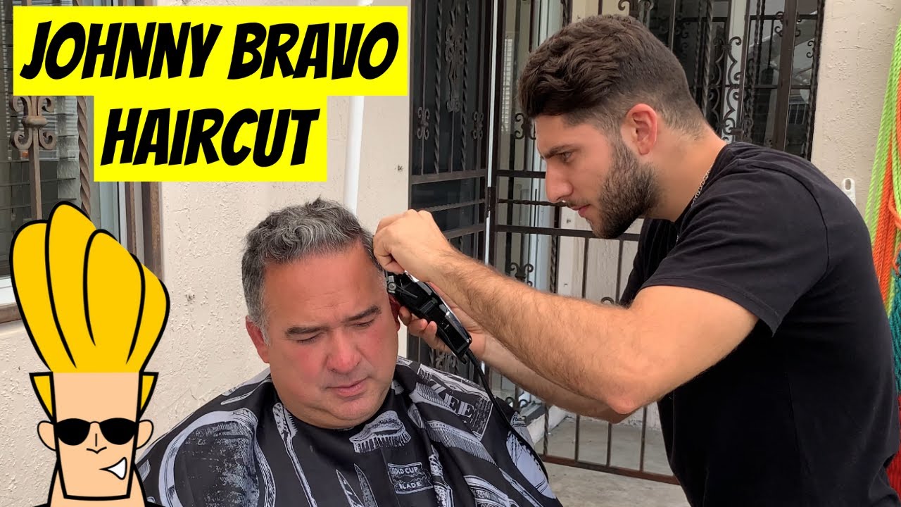 The Johnny Bravo Haircut Tutorial 2020 Youtube