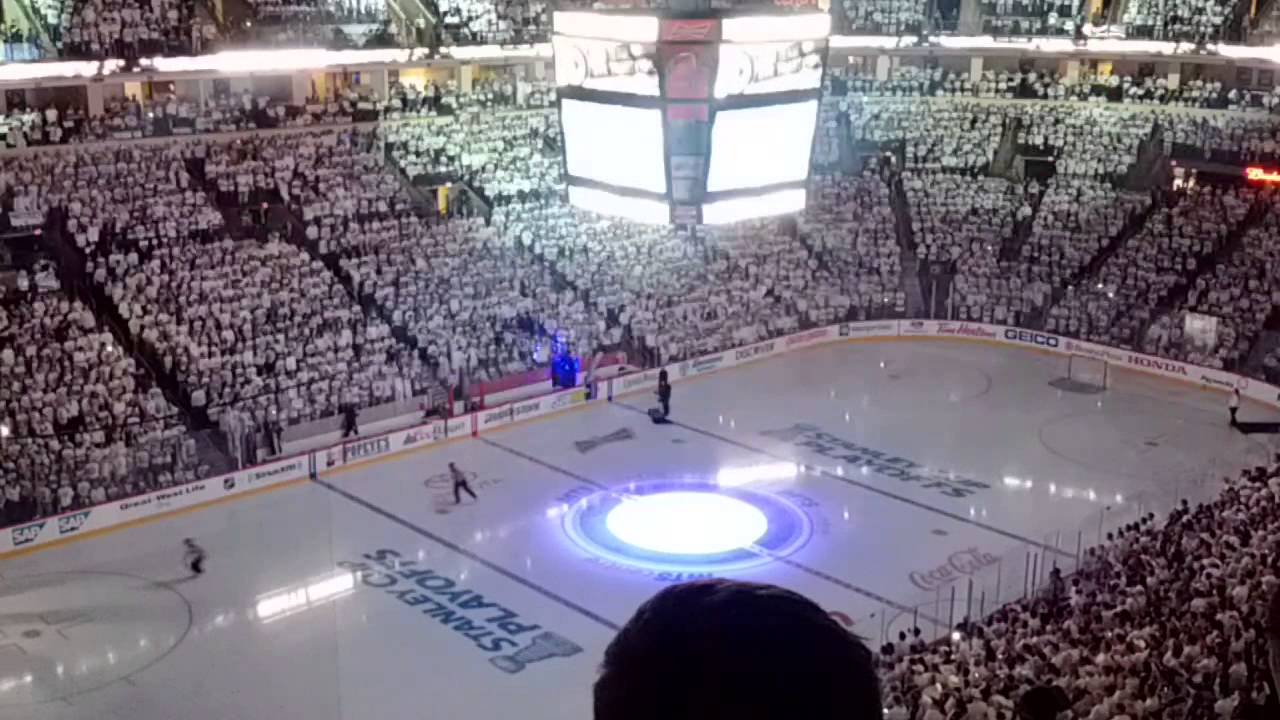 White Out Returns Winnipeg Jets First Playoff Game In 19 Years April